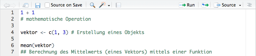 3 RStudio – R Lernplattform